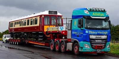 WSI 01-4496 DAF XF SPACE CAB Tractor 8X4 & Semi 5 Axles " Allelys " UK ...