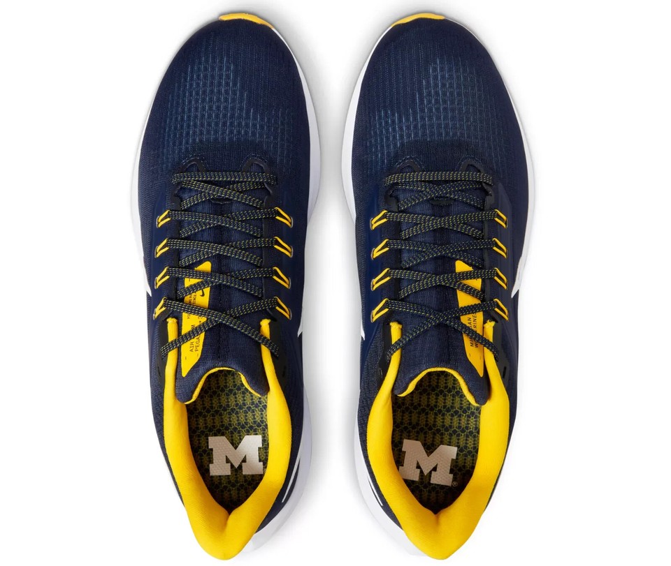 Nike Michigan Wolverines Air Zoom Pegasus 39 Men's Running Shoe Sneaker ...