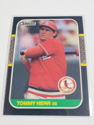 TOMMY HERR 1987 Donruss #140. CARDS | eBay