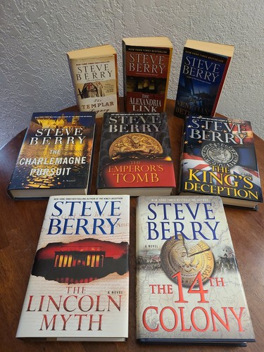 Steve Berry Cotton Malone Series 3 Paperback 5 Hardcover 1st EDITION ...