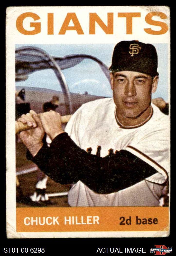 1964 Topps #313 Chuck Hiller Giants 1.5 - FAIR | eBay