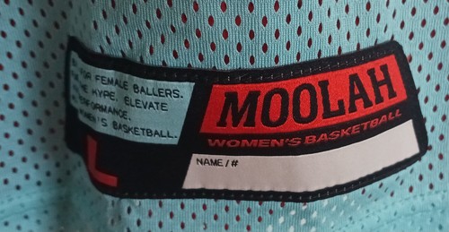 NWT Moolah Women's Mesh Basketball Reversible Practice Top Aqua Red ...