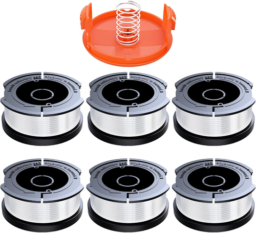 6 Pezzi Rocchetto Filo Tagliabordi Compatibile Con Black&Decker Filo ...