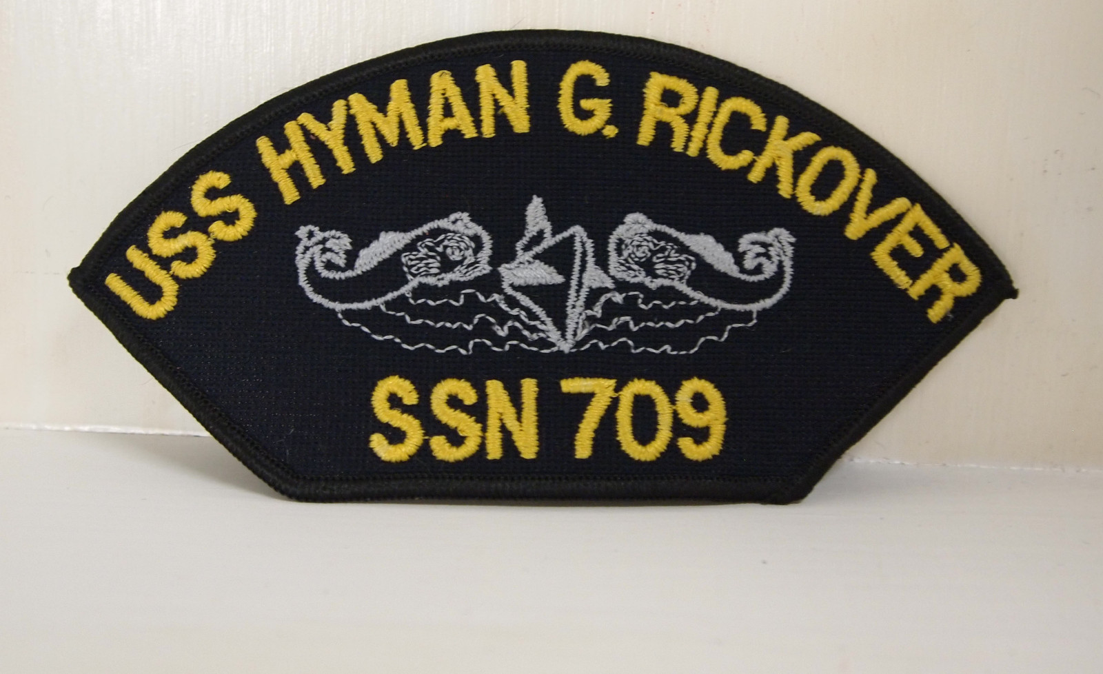 2 US NAVY USS HYMAN G. RICKOVER SSN 709 PATCHES PATCH SHIP | eBay