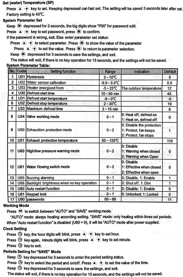 ZL-R200A Source Heat Pump Water Heater Controller Heating Control ...