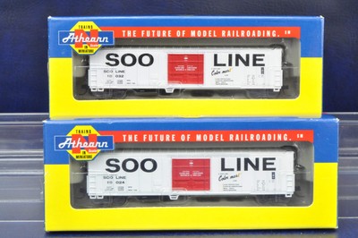 Athearn N Gauge Pair of SOO Line 57' Mechanical Reefers | eBay UK