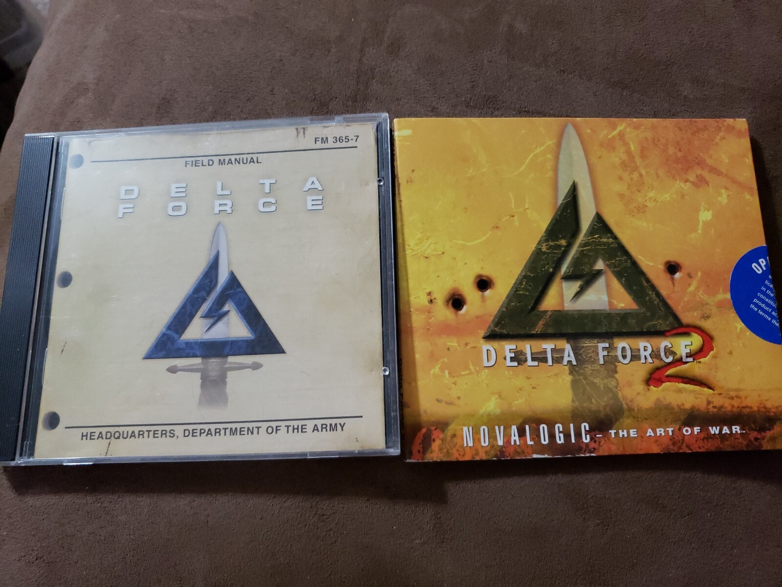 Lot-Delta Force/Delta Force 2-PC CD-ROM-Novalogic The Art of War-tested ...