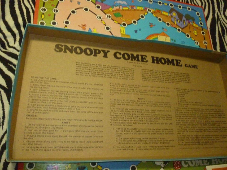 Snoopy Come Home Game - Used | eBay