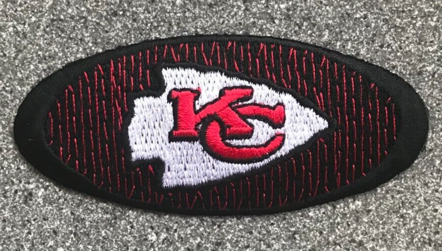 KANSAS CITY CHIEFS NFL FOOTBALL VINTAGE 3.5" OVAL TEAM LOGO PATCH | eBay