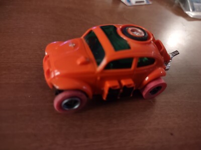 AURORA AFX MAGNA SONIC ORIGINAL BAJA BUG VW H.O. SLOT CAR USED ORANGE ...