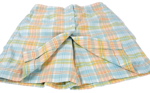 Liz Golf By Liz Claiborne Womens Size 8 Skort Skirt Shorts Blue Orange ...