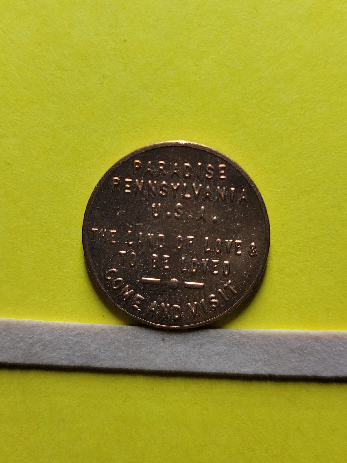 1776 -1976 Bicentennial Indian Head Token Paradise PA 20 MM | eBay