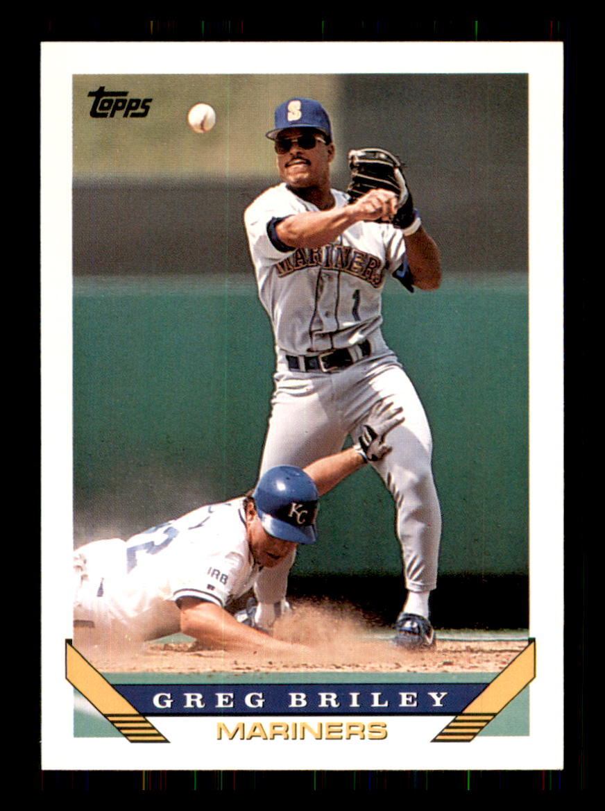 1993 Baseball Topps Greg Briley Seattle Mariners #14 | eBay