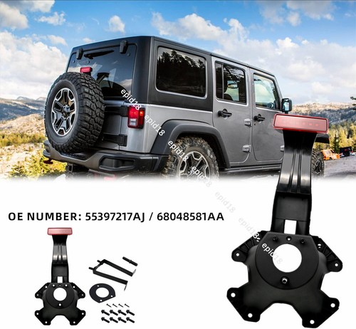 Spare Tire Holder Mounting Kit Bracket Tire Carrier Rack for Jeep ...