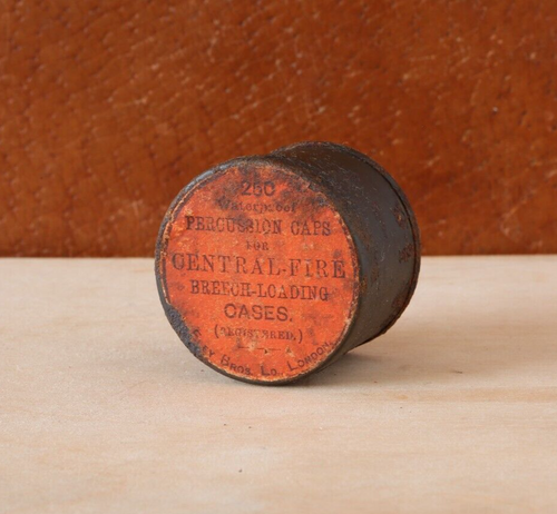 Eley Cap Tin for a Pistol Case **EMPTY** Eley Kynoch Colt Tranter ...