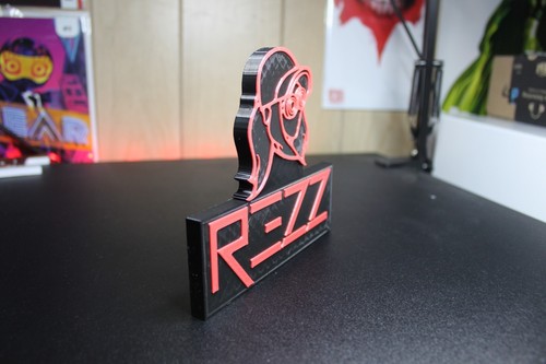 Rezz 3D printed Logo Sign Wall Desk Shelf | eBay