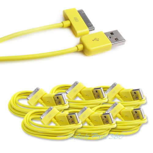 6PCS 6FT USB SYNC DATA POWER CHARGER CABLES IPAD IPHONE IPOD CLASSIC ...