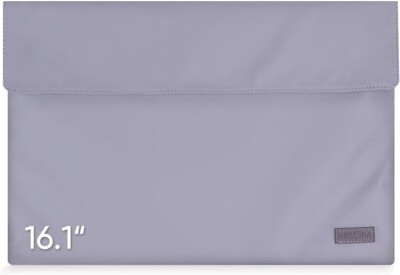 ARZOPA 16.1" Portable Monitor Sleeve Bag Gray PU Leather Case | eBay