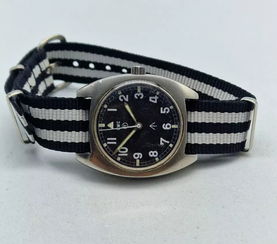 1979 CWC BRITISH MILITARY ORIGINAL BLACK DIAL MANUAL … - Gem
