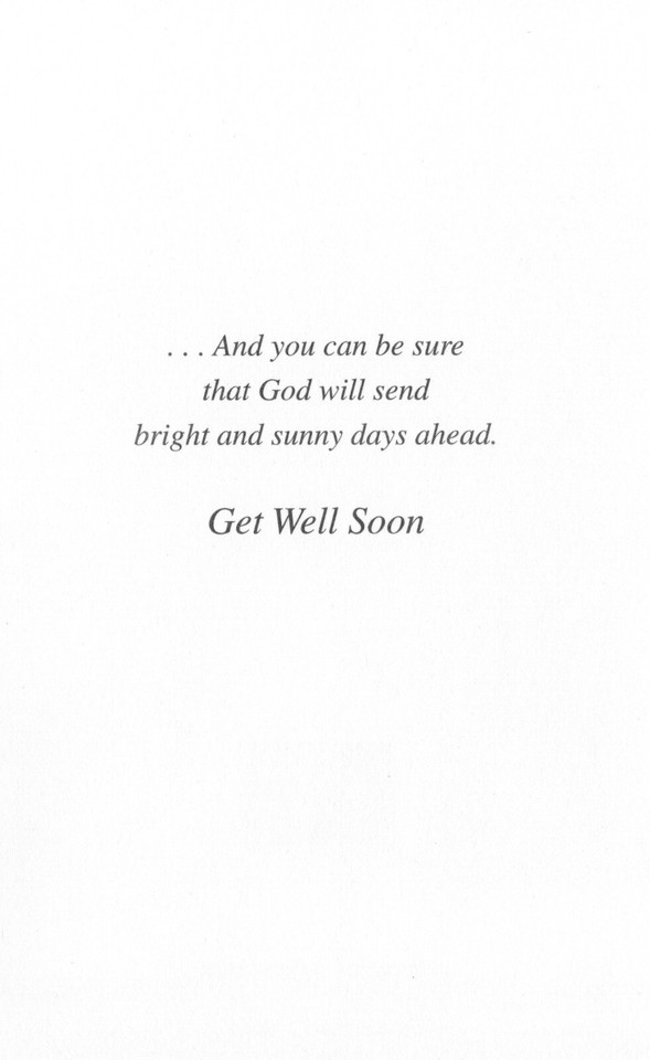 Religious GET WELL SOON Card, God's Special Blessings — Dynamic ...