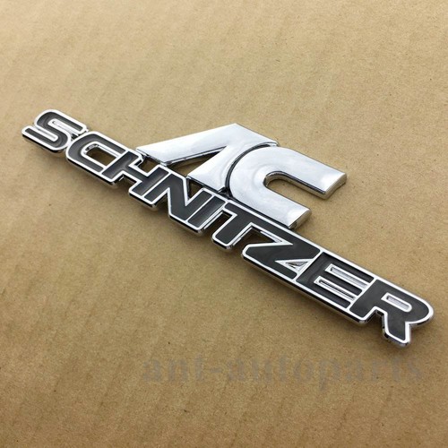 Metal AC Schnitzer Logo Emblem Car Badges Decal Sticker Auto Trunk Rear ...