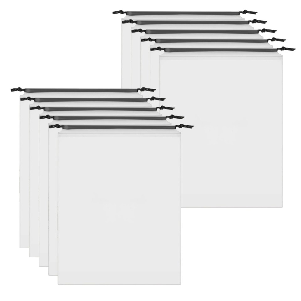 Transparent Clothing Packaging Bags Elegant Storage Solution 10pcs ...