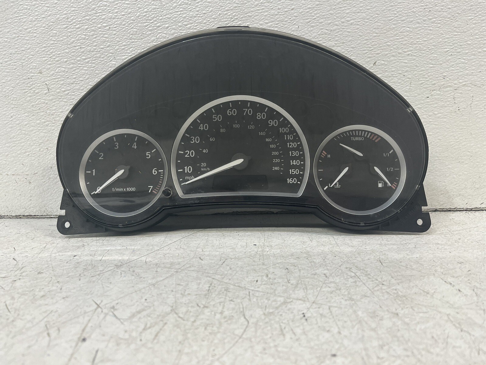 2003-2004 Saab 9-3 speedometer cluster gauge panel tach 319,000 ...
