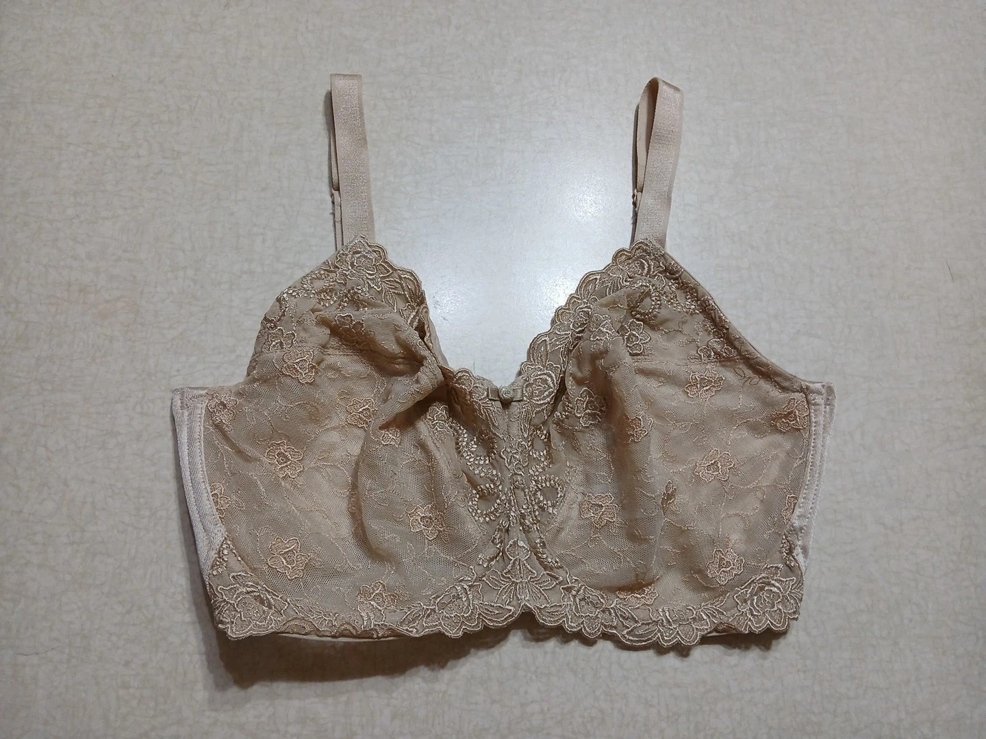 Wacoal Bra 34DDD Renaissance Rose Beige Unlined Under… - Gem