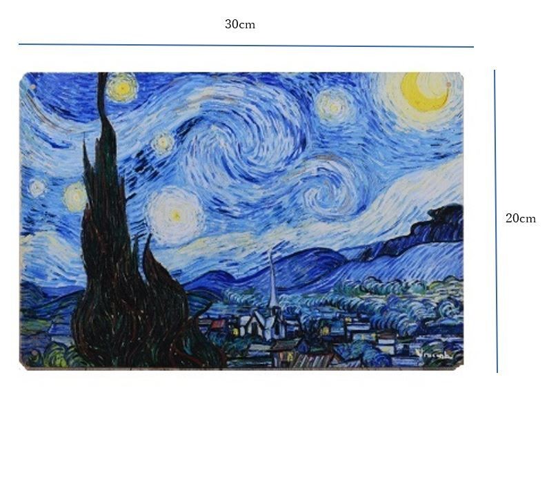 K94 American Tin Sign Van Gogh Starry Night Retro Interior Vintage ...