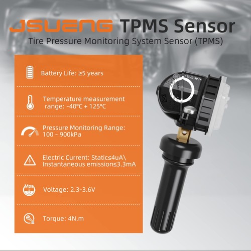 TPMS Sensor Ford, 4 Pack Tire Pressure Monitoring System Sensor TPM ...