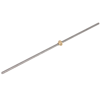 10PCS T8 2mm Lead Guide Screw 500x8mm with Brass for 3D Printer | eBay