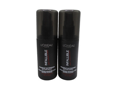 Lot/2 L'Oreal Infallible Pro-Spray & Set Makeup Extended Setting Spray ...
