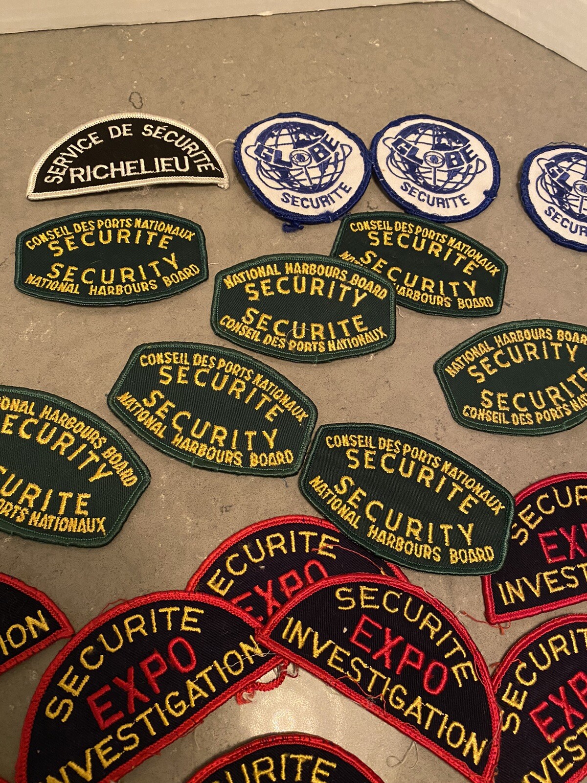 Obsolete security shoulder patches lot of 66 | eBay
