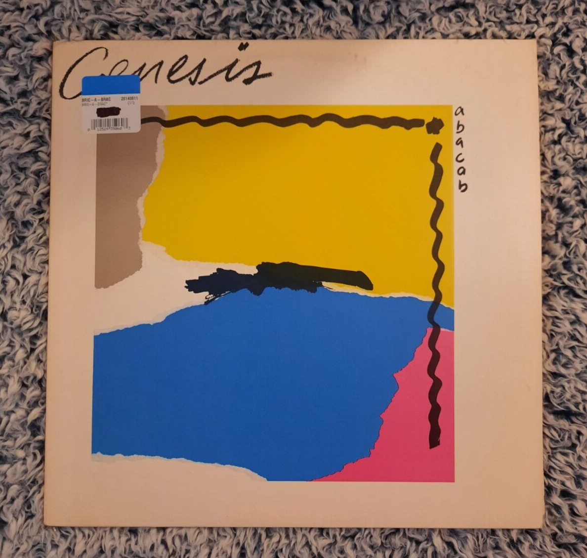 Genesis Abacab. Phil Collins. 1981 Atlantic. Vinyl Record Album LP. SD ...
