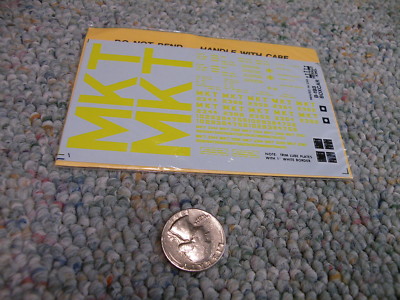 Herald King decals HO B-193 MKT Missouri Kansas Tecas bright green 50 ...