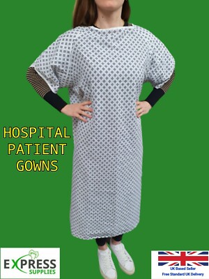 HOSPITAL GOWNS Patient Dignity Gown PPE *PICK YOUR PACK SIZE* | eBay