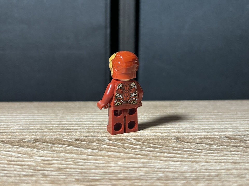 LEGO Iron Man MK 50 Minifigure Marvel Super Heroes 76125 76108 sh496 ...