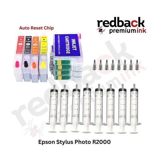 empty refillable cartridges Epson Stylus Photo R2000 with ARC (auto ...