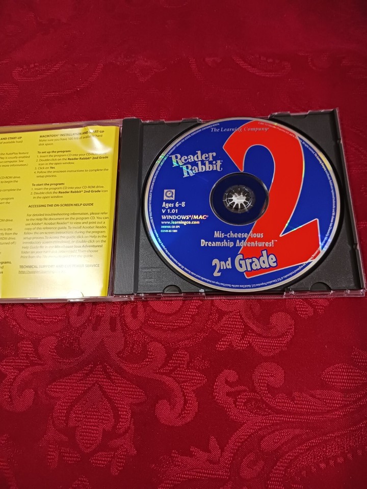 Reader Rabbit 2nd Grade Mis-cheese-ious Dreamship Adventures Ages 6-8 ...