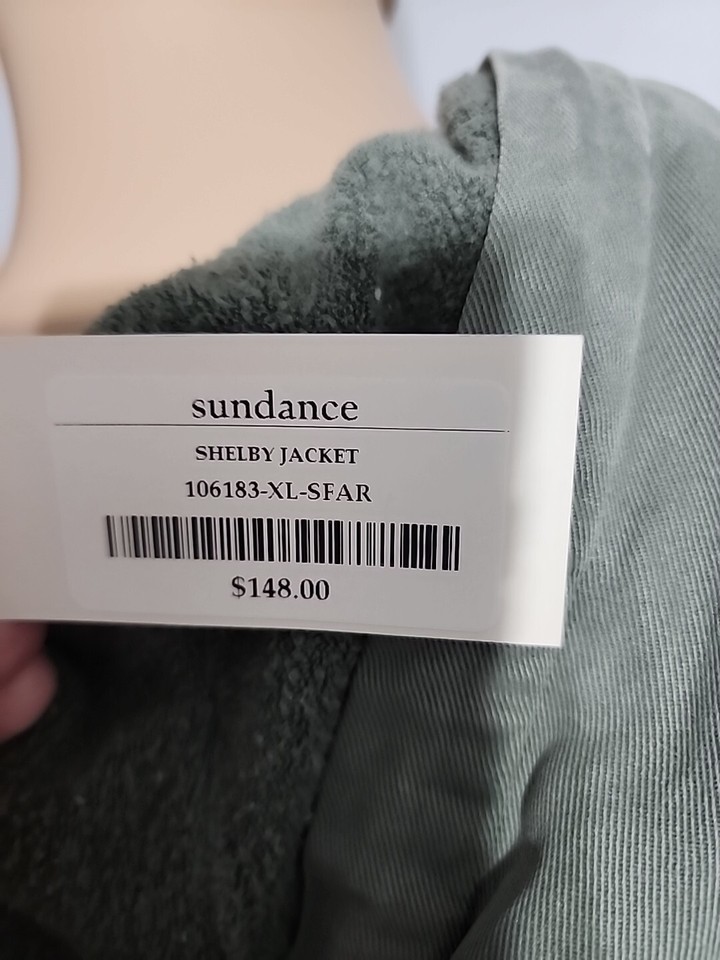 Cloth & Stone Sundance Shelby Jacket Olive Hooded Size XL Utility ...