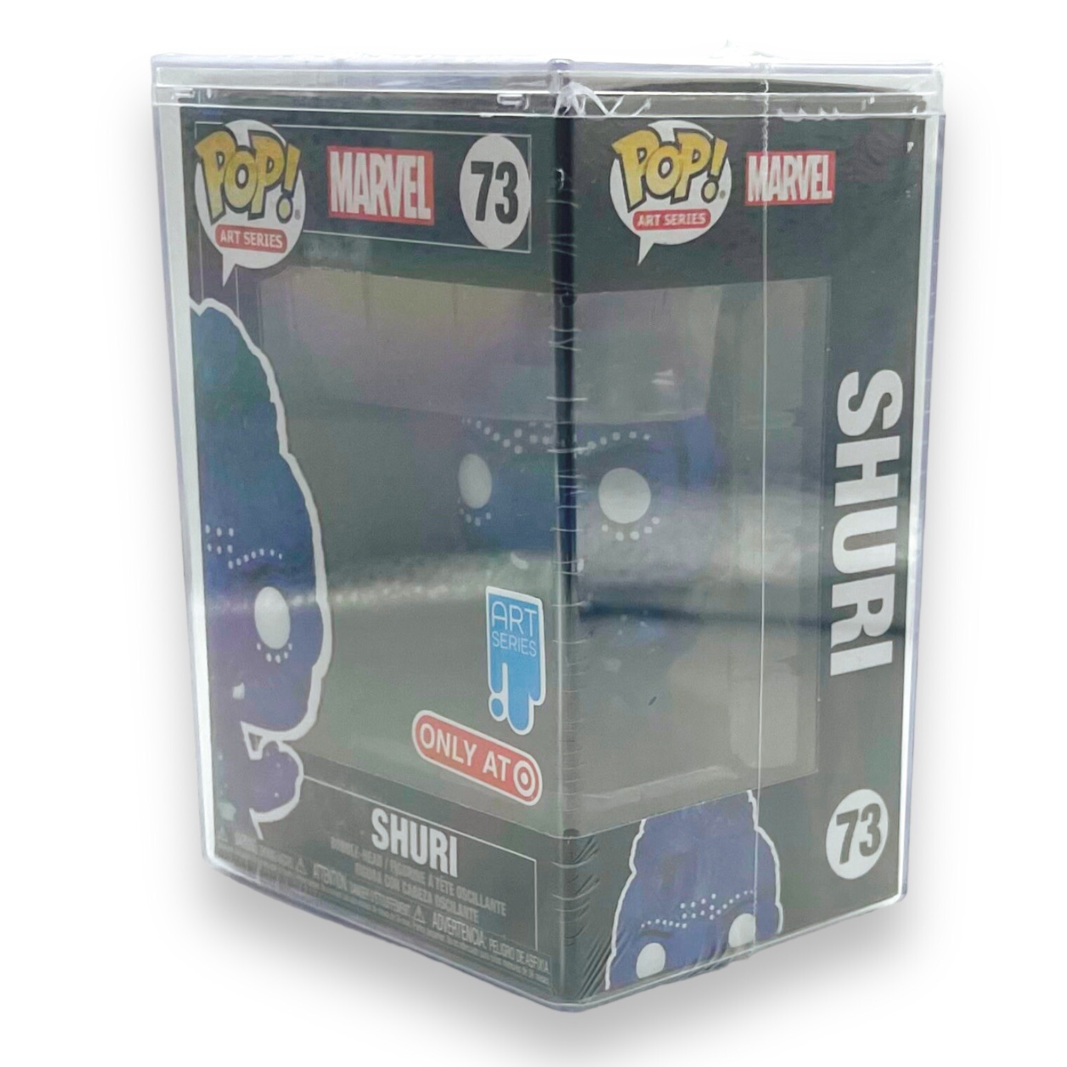 Funko Pop! Shuri #73 Marvel Art Series by NIKKOLAS Plastic protect ...