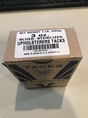 Gurney 3oz. Sterilized Blued upholstery Tacks 1# Box | eBay
