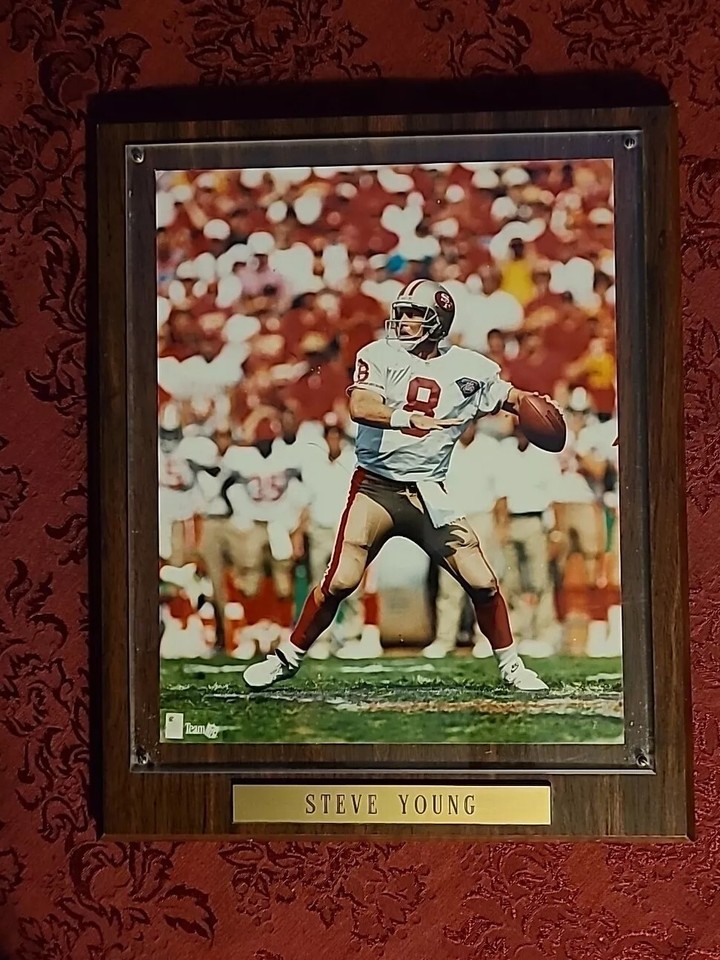 Steve Young Photo San Francisco 49ERS Framed 13' x 10 1/2" Wood ...