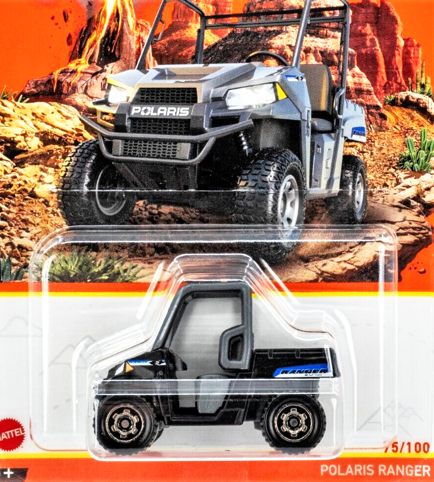2023 Matchbox #75 Polaris Ranger BLACK 1:64 Diecast | eBay
