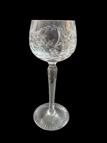 Bayel Hock Wine Glass Vineyard Grape Clear Crystal 8” Tall | eBay