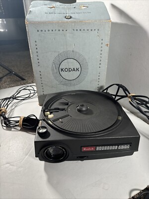 Kodak Carousel Model 600 Slide Projector w original box Tested Works | eBay