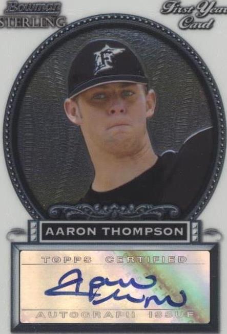 2005 Bowman Sterling - Aaron Thompson #BS-AT (AU, RC) for sale online ...