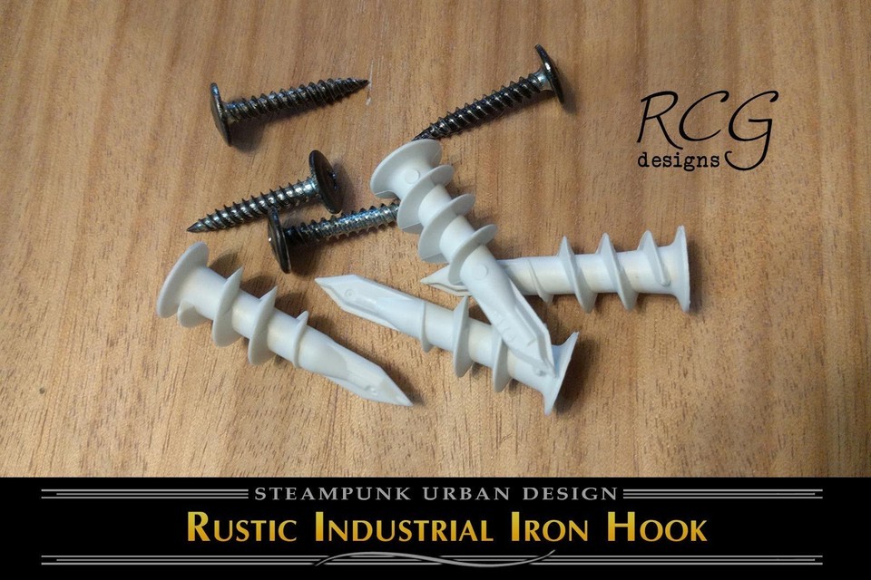 4-pack! Industrial Pipe Knob Hook D urban steampunk rustic decor | eBay