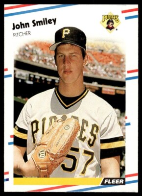 1988 FLEER Baseball Trading Card #340 - JOHN SMILEY, Pittsburgh Pirates ...