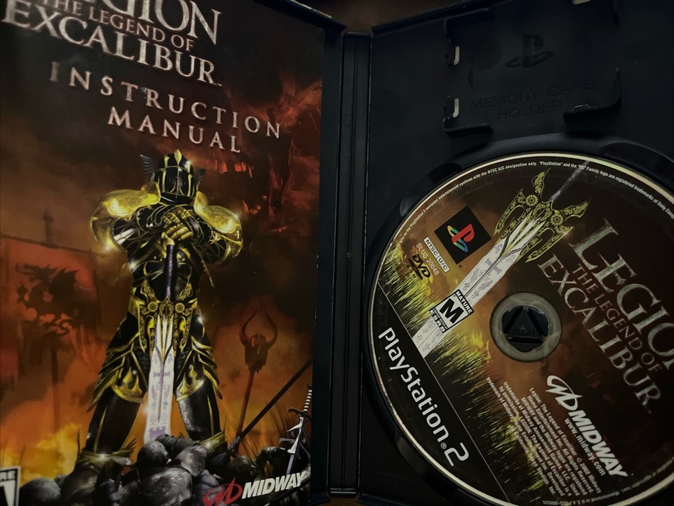 Legion: The Legend of Excalibur (PlayStation 2, 2002) PS2 Complete CIB ...